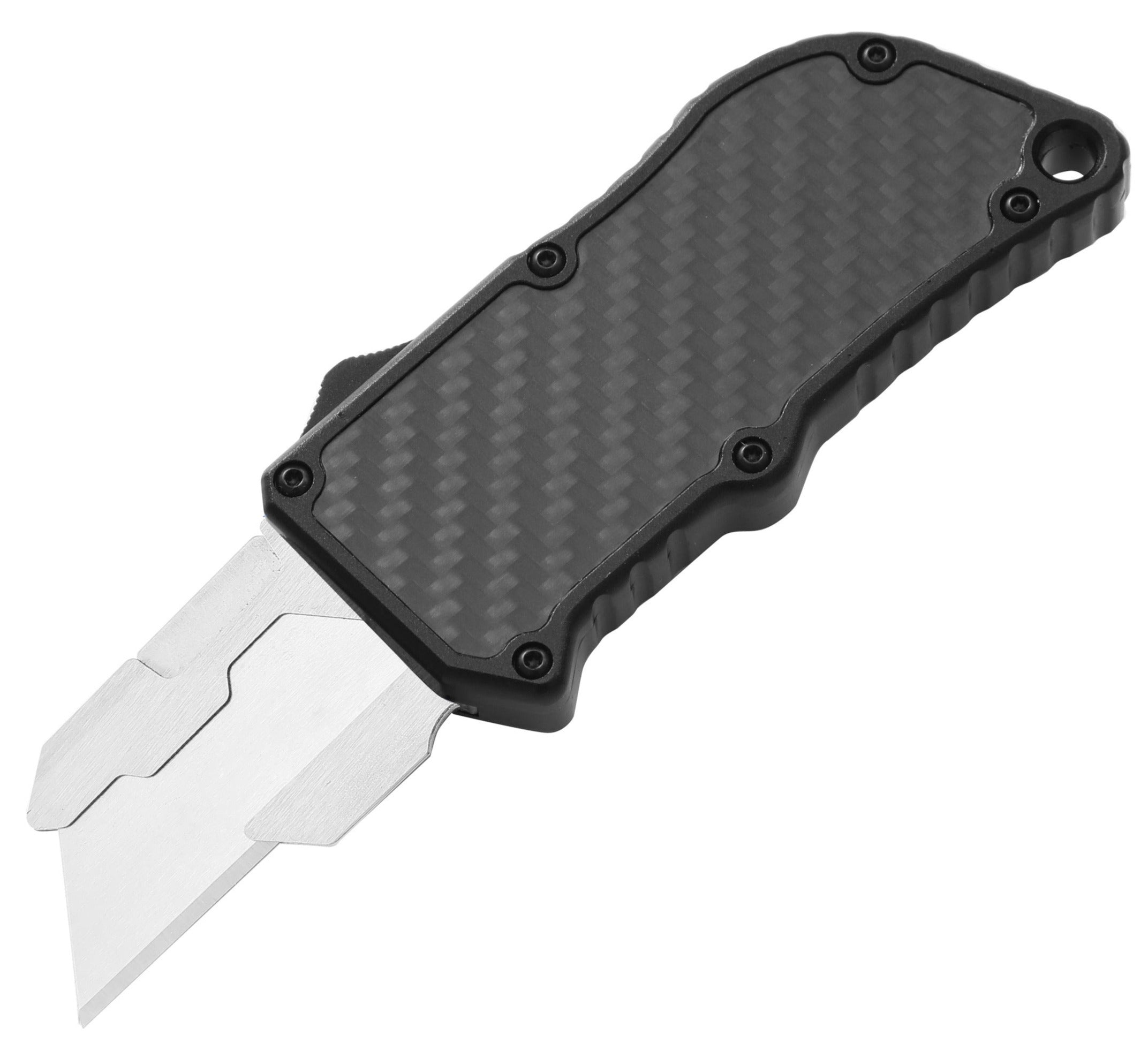 OTF BOX CUTTER - BLACK | Kratos Knives